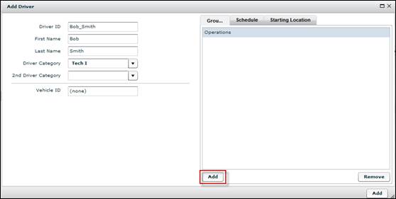 FleetOutlook Help - Add or Edit a Driver