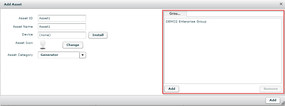 FleetOutlook Help - Add or Edit an Asset