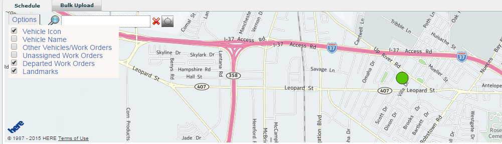 FleetOutlook Help - Map
